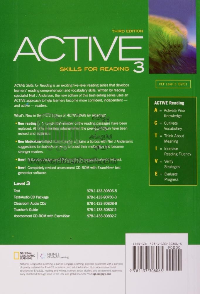 خرید کتاب Active skills for reading: book 3 اثر NeilJ. Anderson از نشر ...